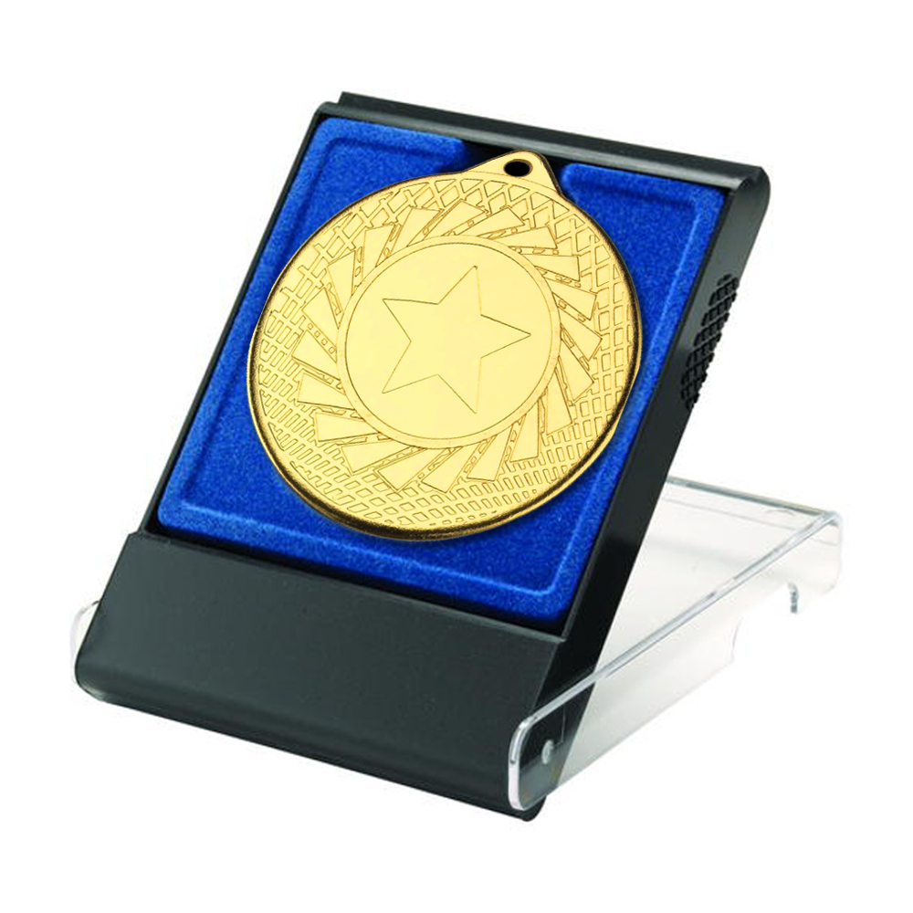 Multichoice Medal in Blue Flipover Box – BW Trophies