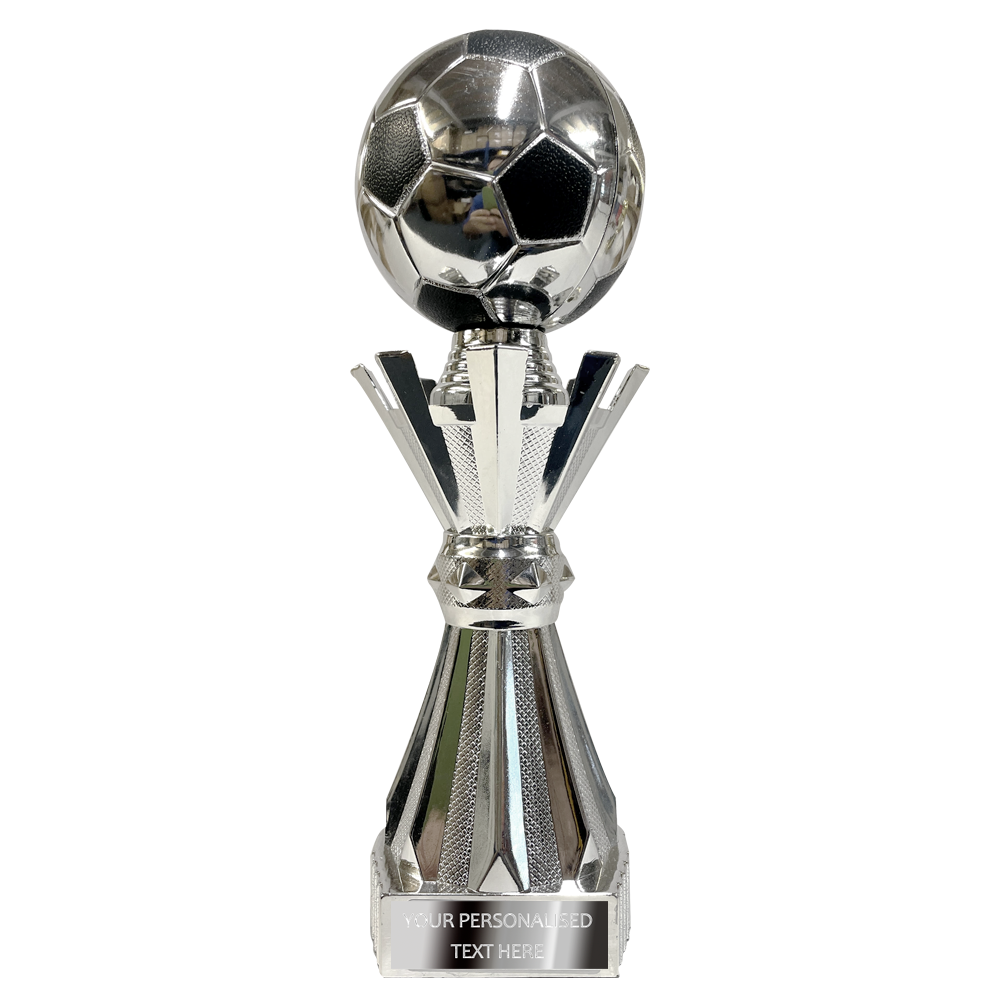 Football Silver Trophy Award with a Silver Ball (X621/2 02)