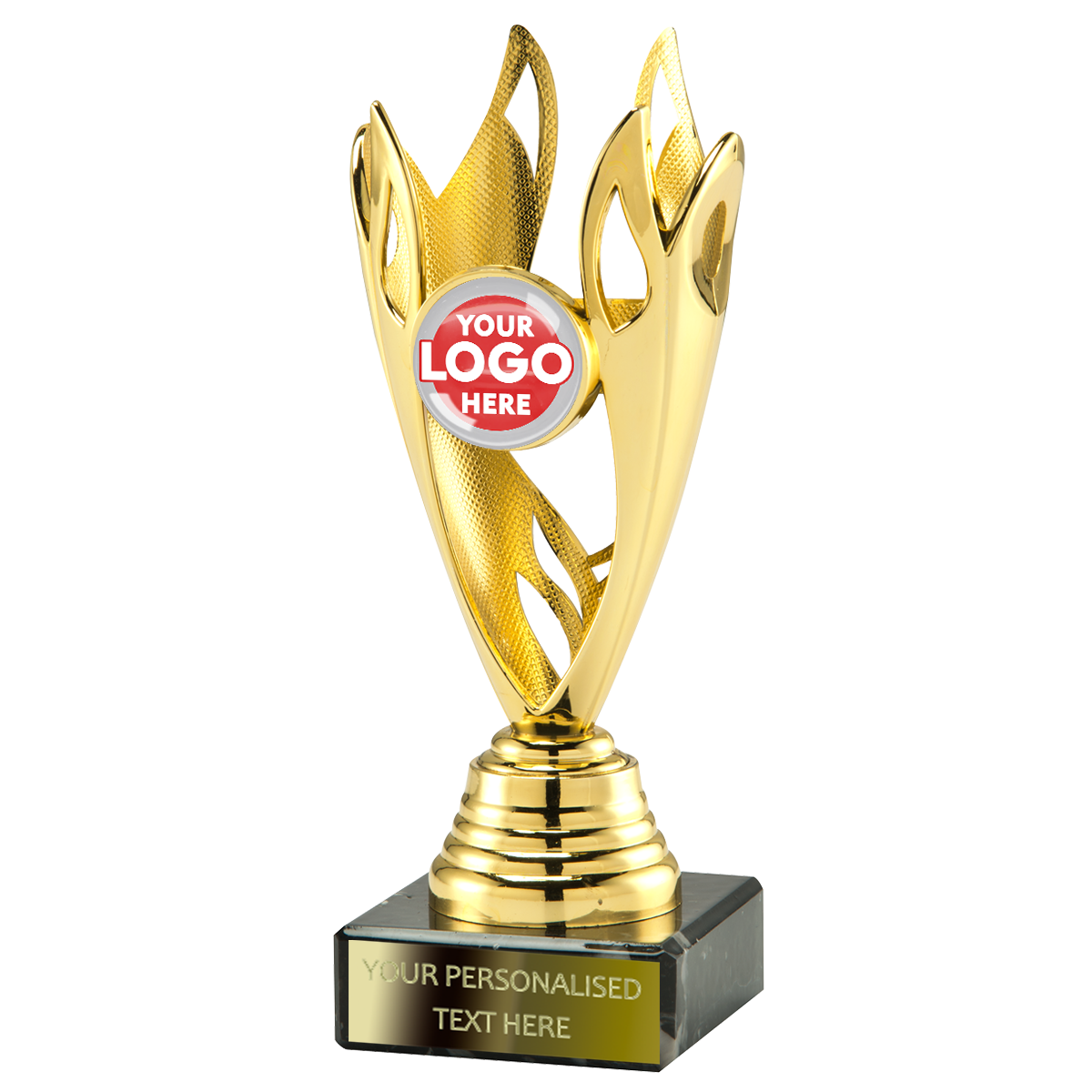 Flame-shaped Trophy Award in Gold/Silver/Bronze (SET35101/2/3A) – BW ...
