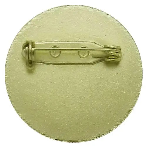 School House Pin Badges with Domed Centre Insert